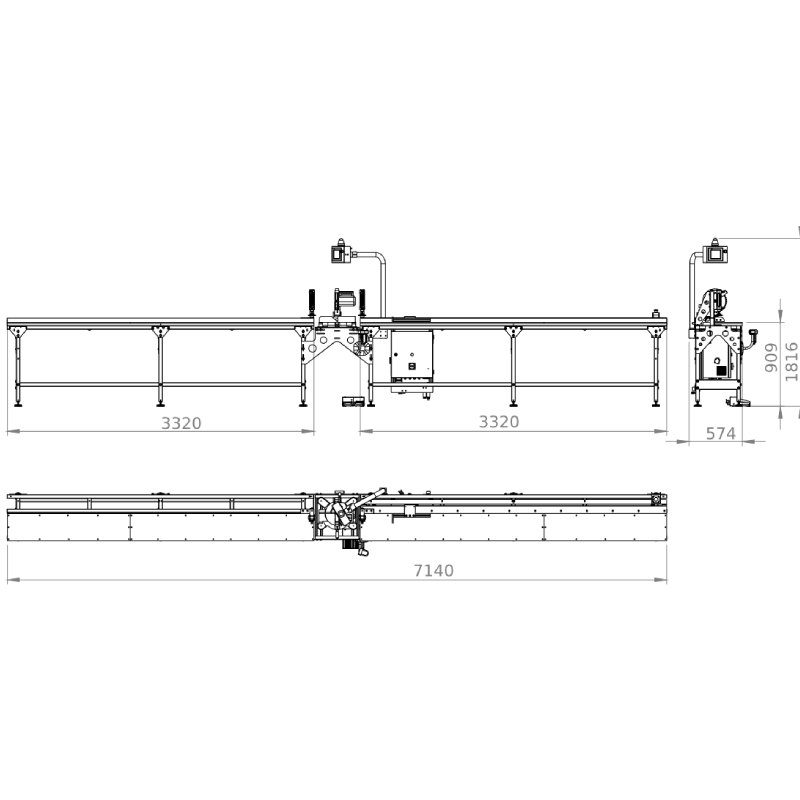 Masina automata de masurare a materialului - REXEL PA-1 - SeniorTex